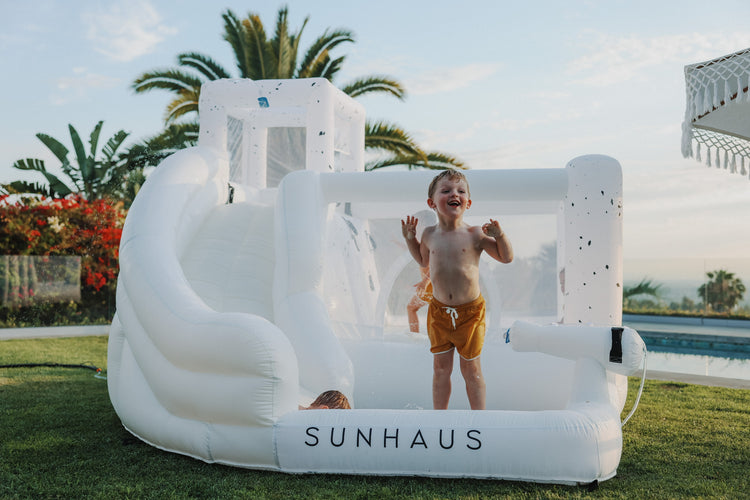 First Designer Bounce House Play Water Slide and Pool – SUNHAUS